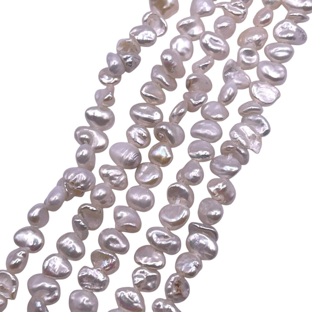 Beadorea Live: SF243 Fresh Water Pearl 4 to 5mm Heishi AAA | Beadorea